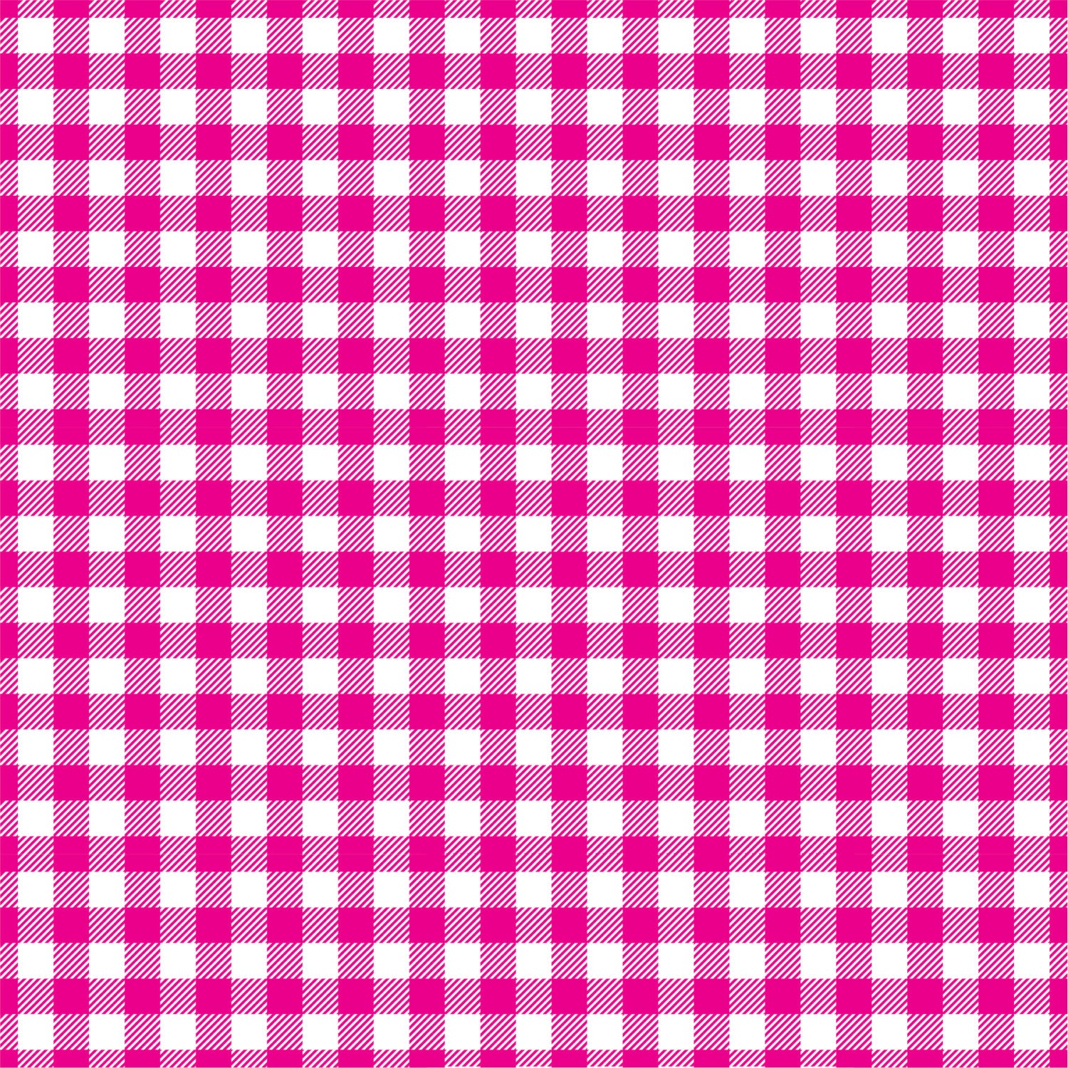 Magenta Gingham craft vinyl sheet - HTV - Adhesive Vinyl - hot pink an ...