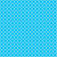Cyan quartrefoil craft vinyl - HTV - Adhesive Vinyl - cyan and white p ...