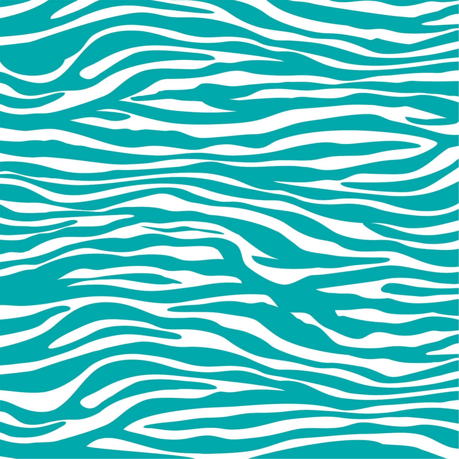 Teal zebra print craft vinyl sheet - HTV - Adhesive Vinyl - pattern vi ...