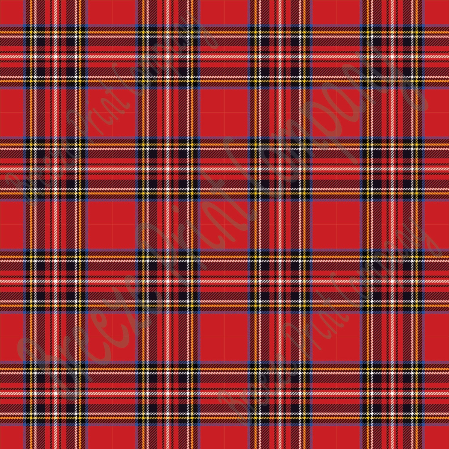Red tartan plaid craft vinyl sheet - HTV - Adhesive Vinyl - HTV1800 ...